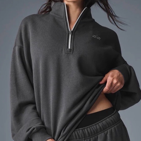 ALO Yoga | Sweaters | Alo Yoga Accolade 4 Zip Pullover | Poshmark